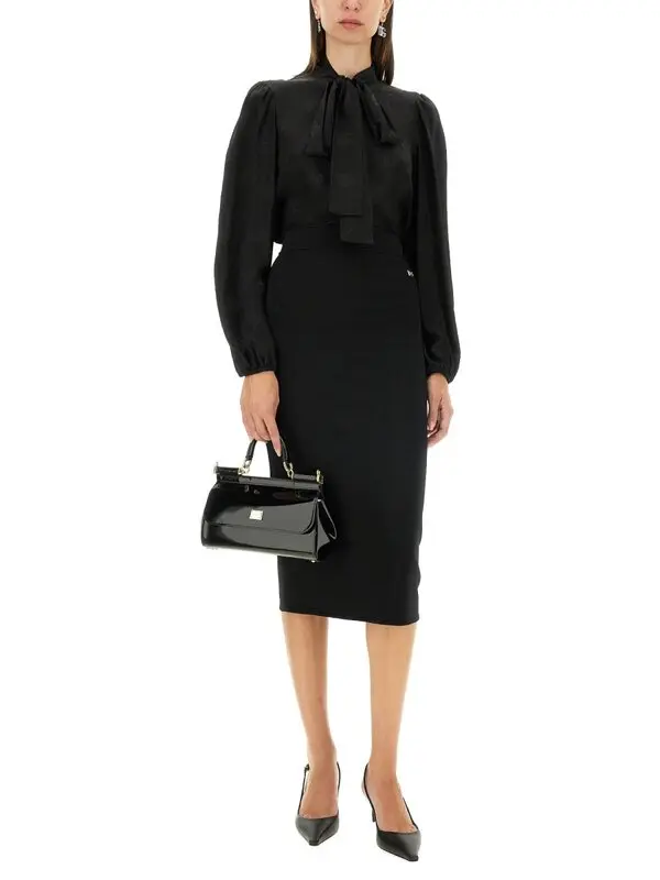 Dolce & Gabbana Longuette Skirt - Black