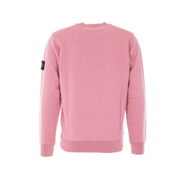 Stone Island Crew Neck Long Sleeve Sweatshirt - Pink