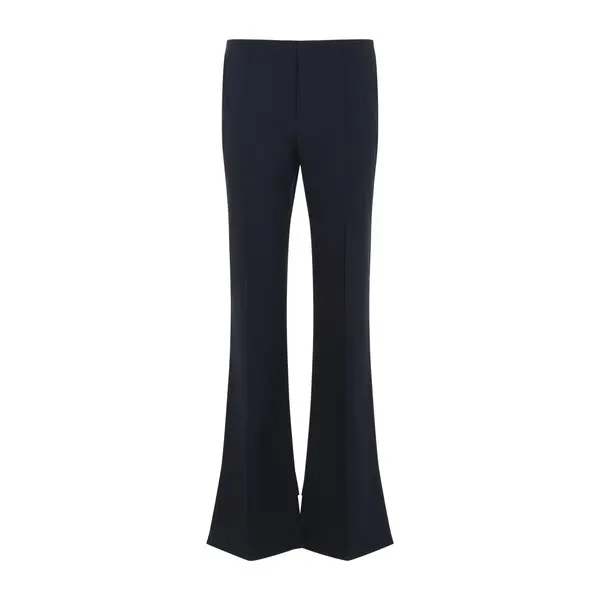 Chloé Virgin Wool Flare Pants - Black