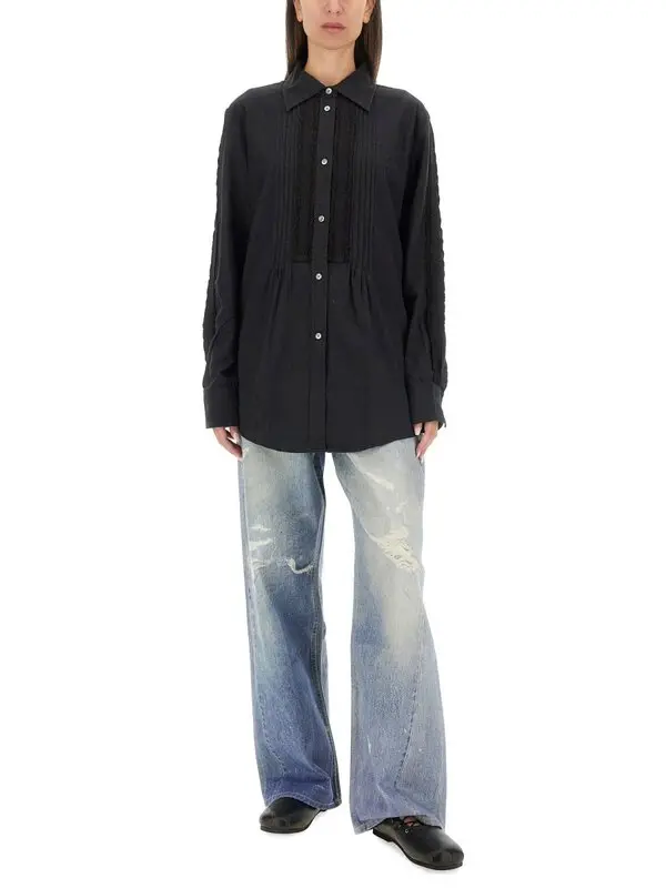 Our Legacy Sincere" Pleated Shirt