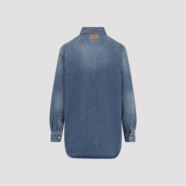 Moschino Heart Detail Denim Shirt