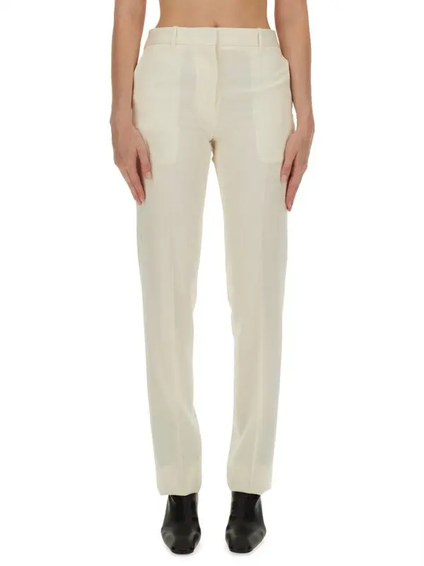JIL SANDER Wool Tailored Pants - Multicolor