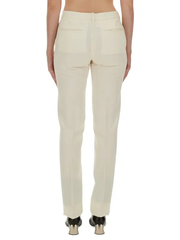 JIL SANDER Wool Tailored Pants - Multicolor