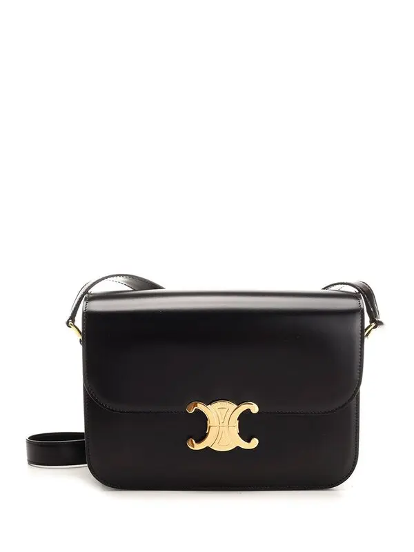Celine Triomphe Classique Bag - Black