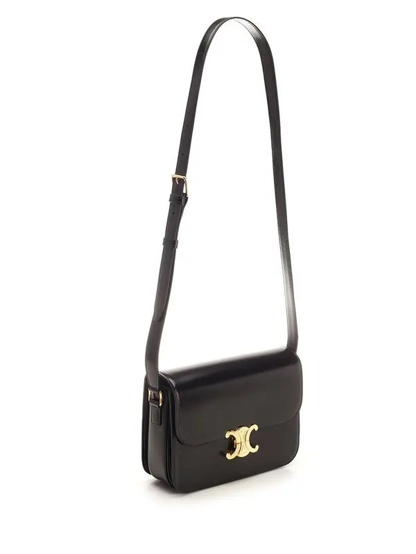 Celine Triomphe Classique Bag - Black