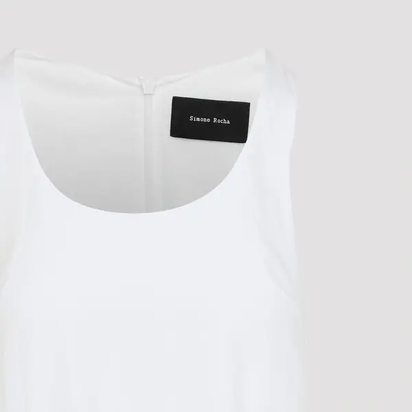 Simone Rocha Rosette Tapered Maxi Dress