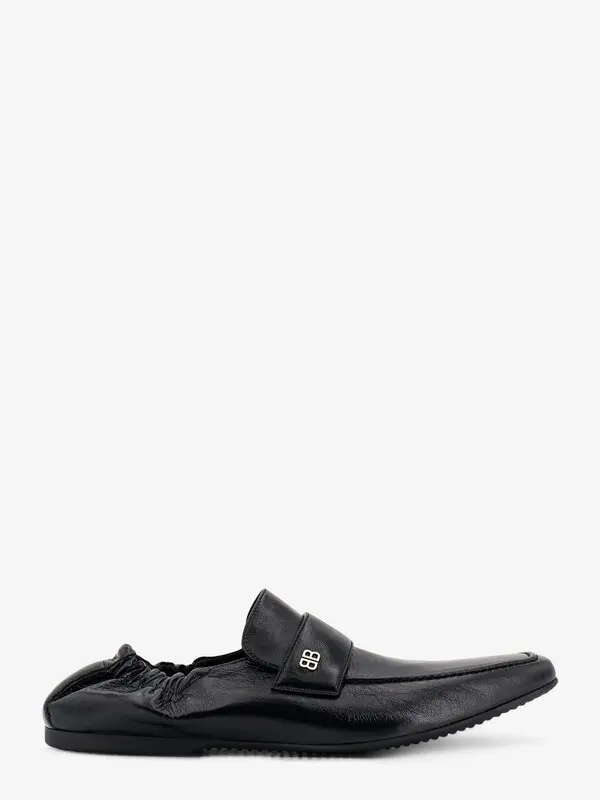 Balenciaga Palermo Bb Leather Loafers