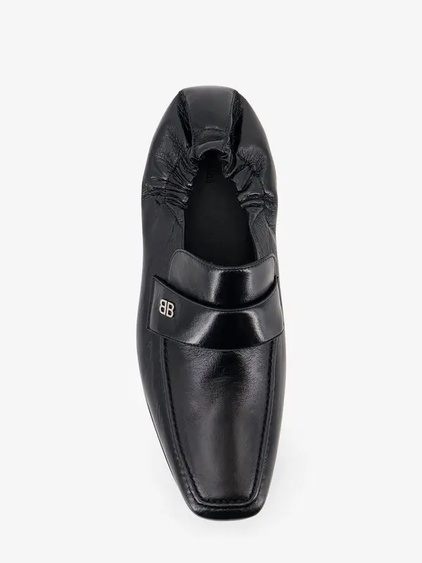 Balenciaga Palermo Bb Leather Loafers