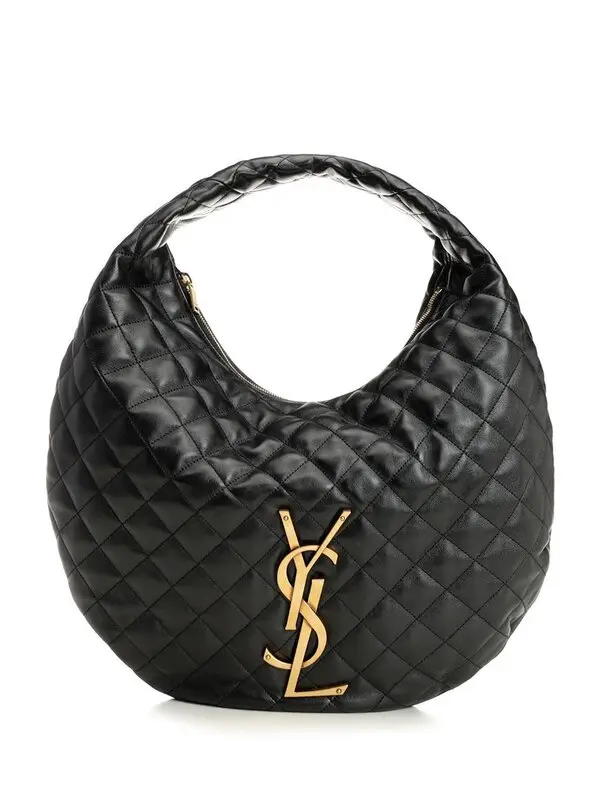 Saint Laurent Bo Icare Hobo" Lamb Bag - Black