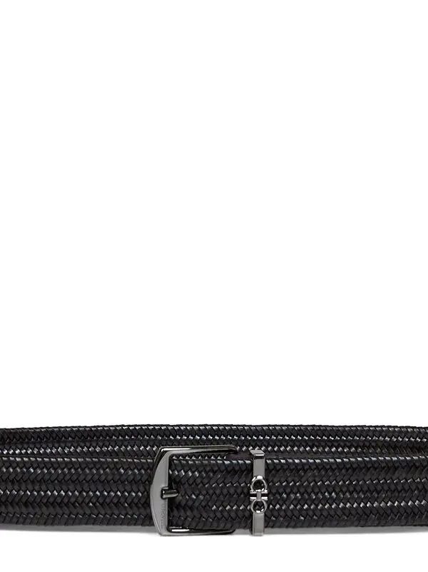 FERRAGAMO Woven Leather Belt