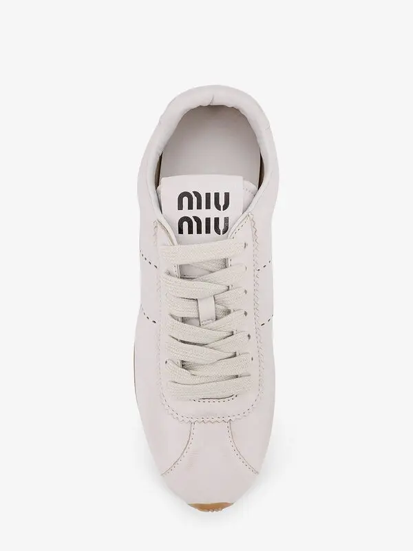 Miu Miu Leather Sneakers - Multicolor