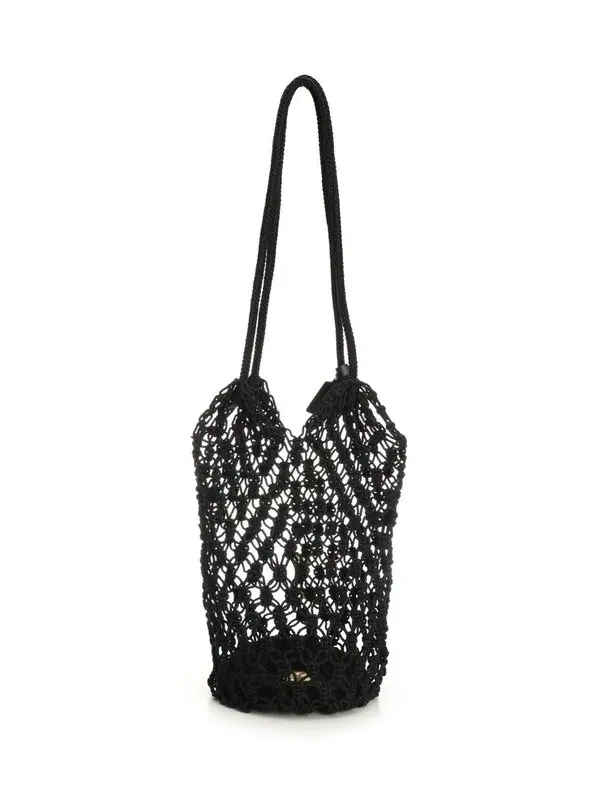 Saint Laurent Crochet Hobo Bag