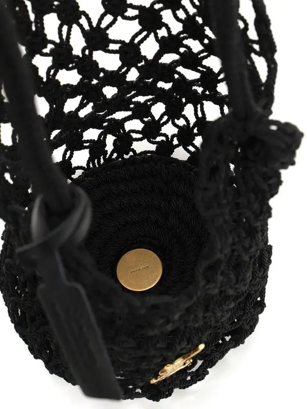Saint Laurent Crochet Hobo Bag