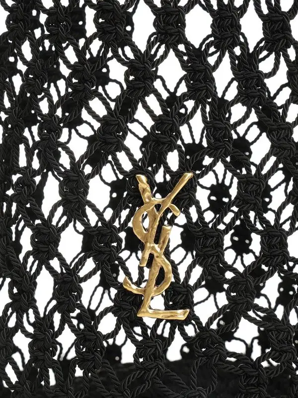 Saint Laurent Crochet Hobo Bag