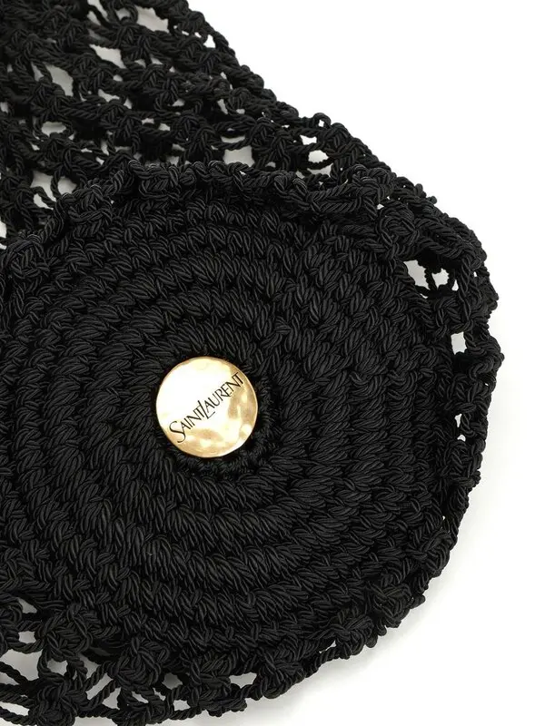 Saint Laurent Crochet Hobo Bag