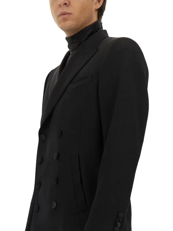 Dolce & Gabbana Double-breasted Virgin Wool Blazer