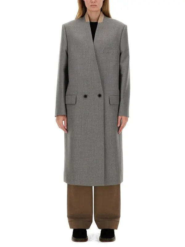 Moschino Wool Coat - Gray