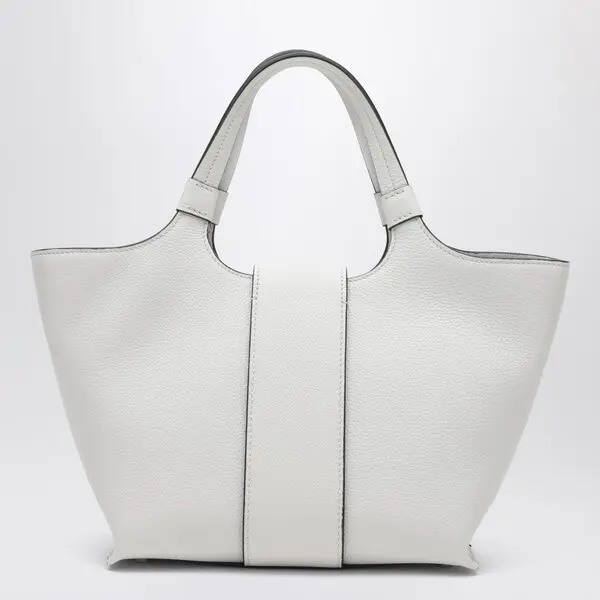 ROGER VIVIER Mini Belle Vivier Shopping Bag With Buckle Detail - Gray