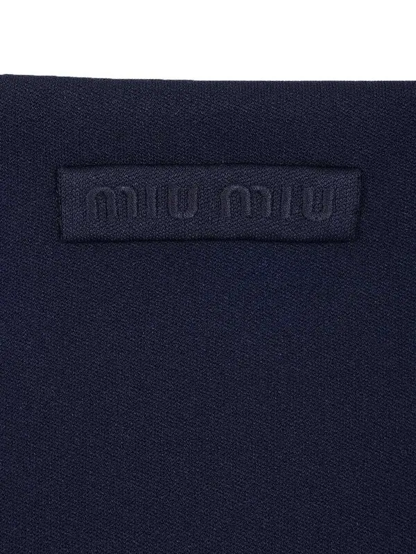 Miu Miu Technical Jersey Skirt