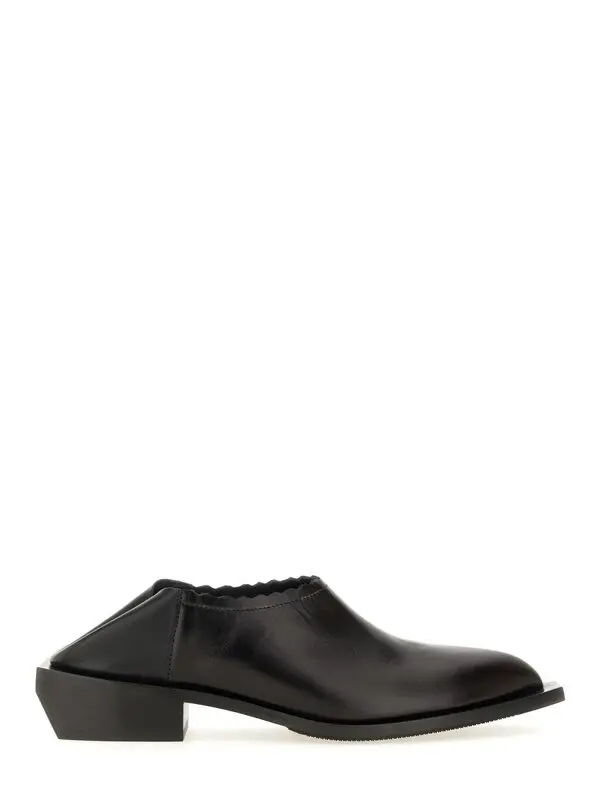 Moschino Shootie Cuban Heel - Black