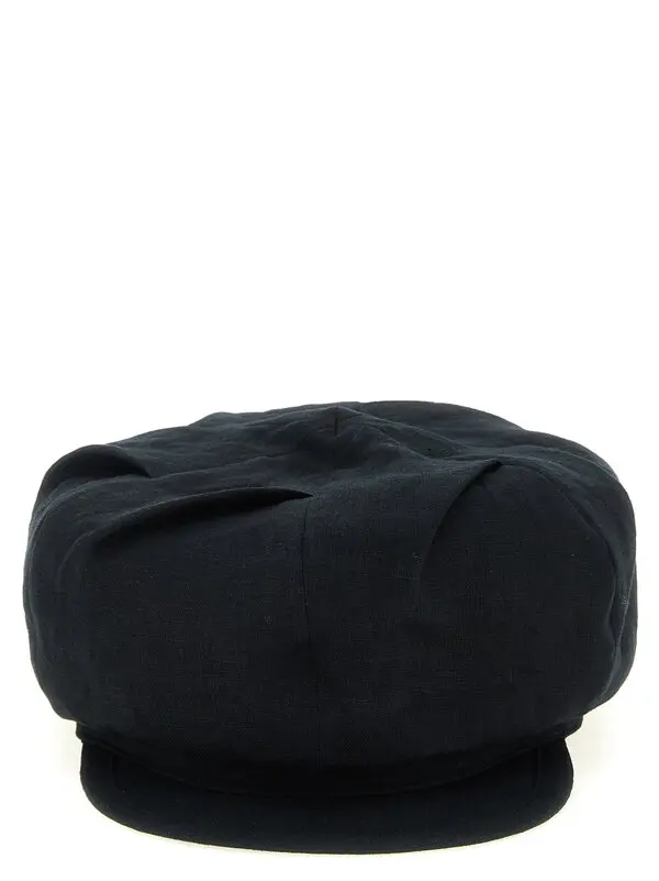 Yohji Yamamoto Tuck Casquette Cap - Black