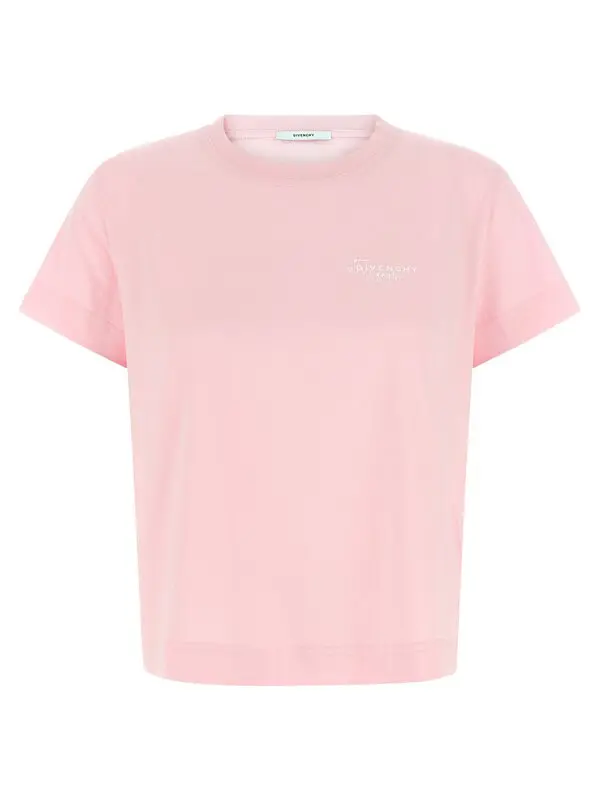 Givenchy Logo Stamp Cotton T-shirt