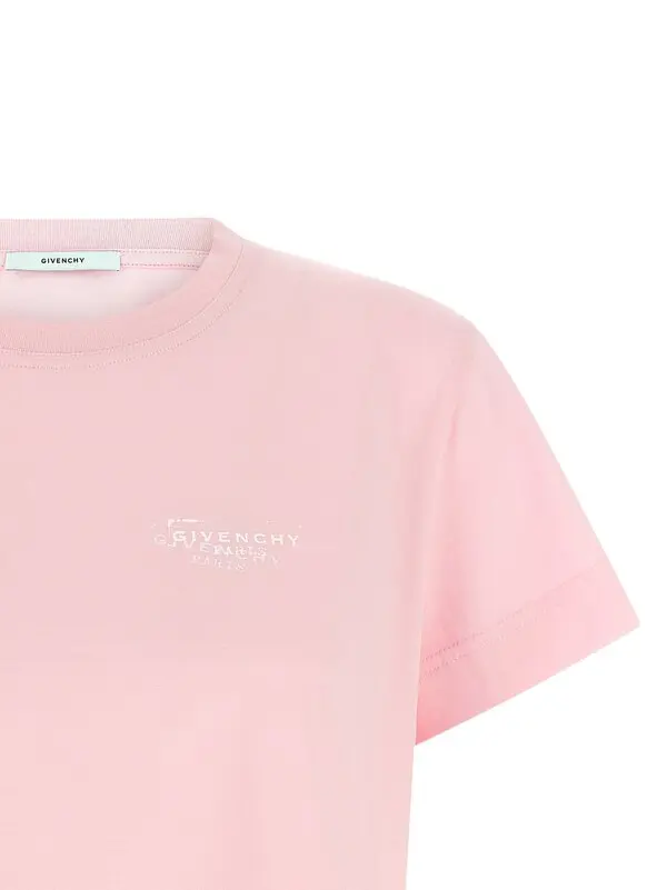 Givenchy Logo Stamp Cotton T-shirt