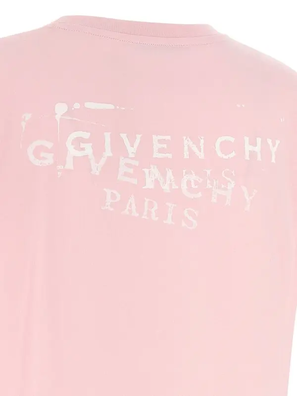 Givenchy Logo Stamp Cotton T-shirt