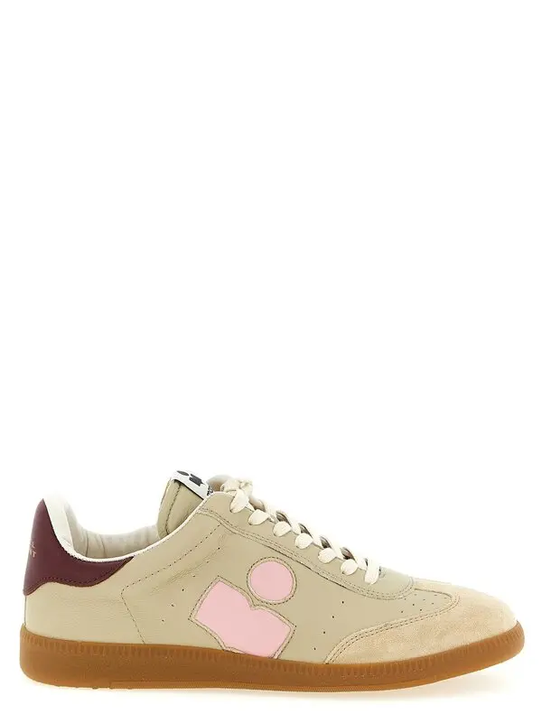 Isabel Marant Étoile Bryce Leather And Suede Lace-up Sneakers - Multicolor