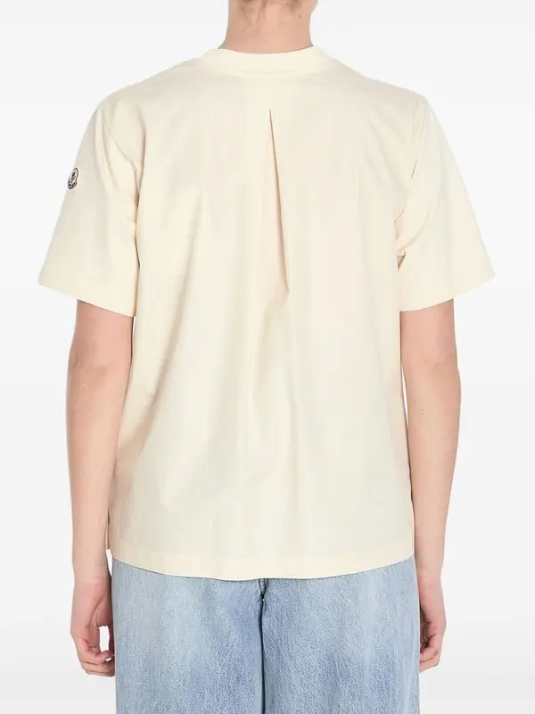 Moncler Logo Patch Cotton T-shirt