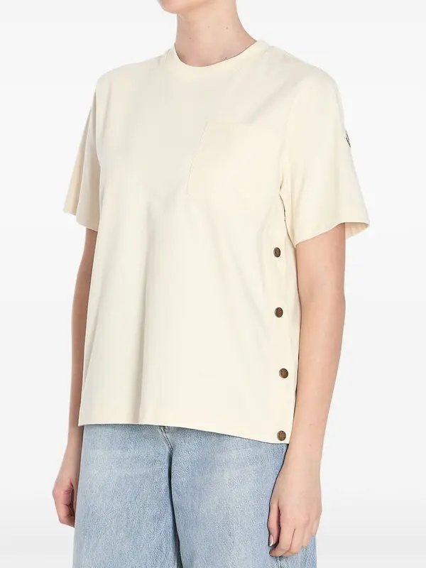 Moncler Logo Patch Cotton T-shirt