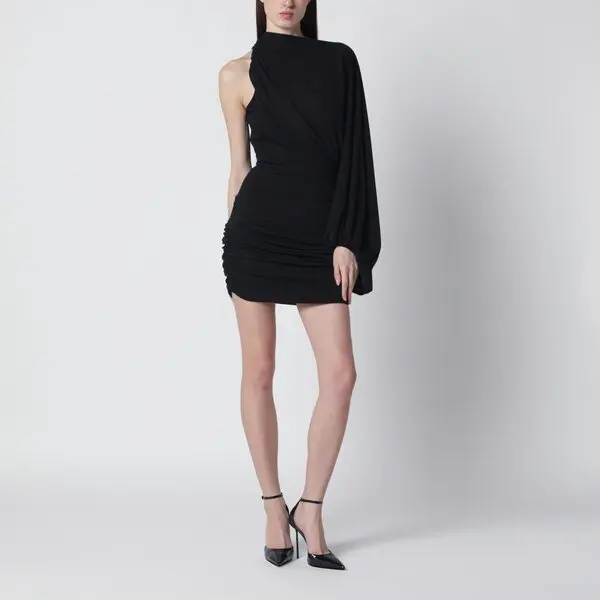 Andamane One-shoulder Mini Dress - Black