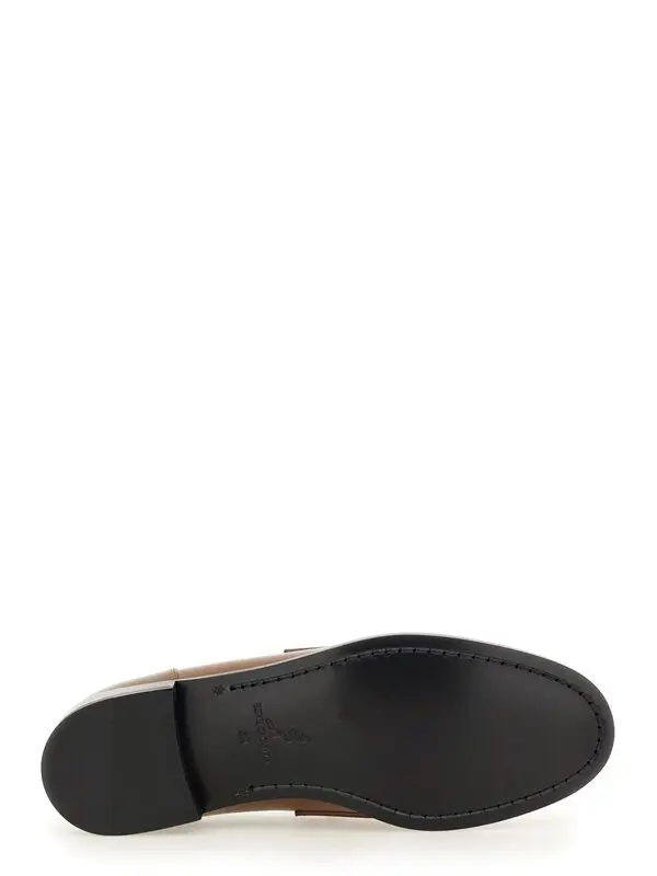Rene Caovilla Embellished Leather Loafers