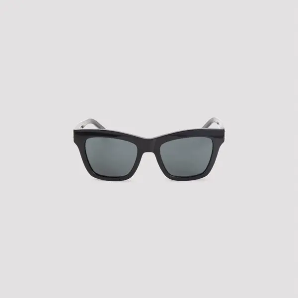 Saint Laurent Acetate Square Frame Sunglasses - Black
