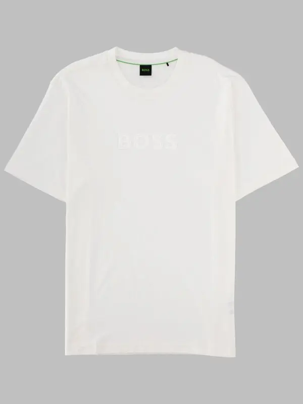 BOSS T-shirt Terrace Con Logo - White