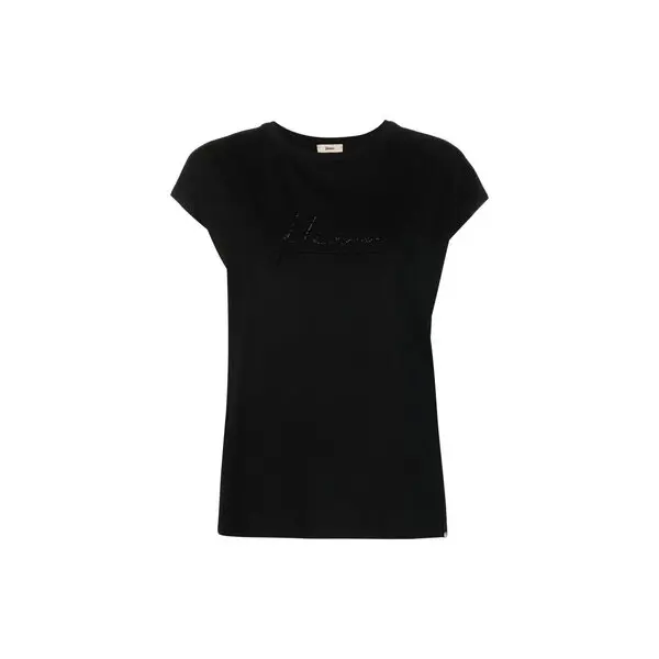 Herno Crystal-embellished Logo T-shirt