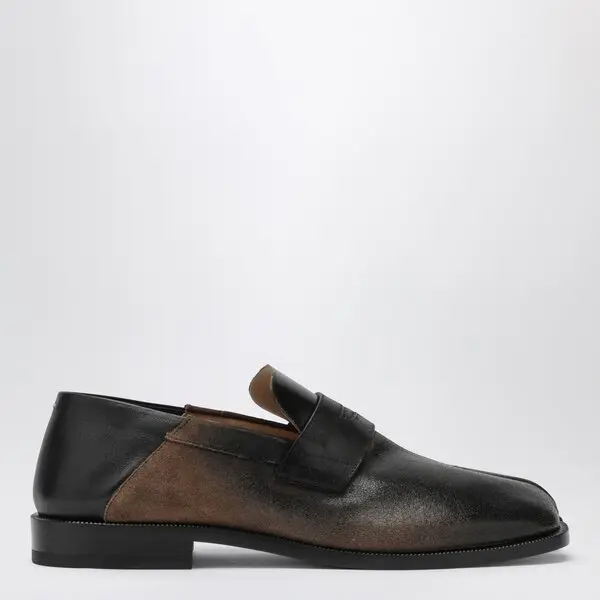 MAISON MARGIELA Tabi City Loafers In Laminated Suede