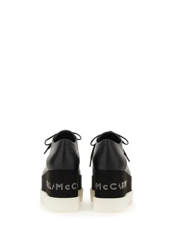 Stella McCartney Elyse Lace-up Platform Shoes - Black