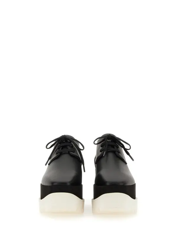 Stella McCartney Elyse Lace-up Platform Shoes - Black