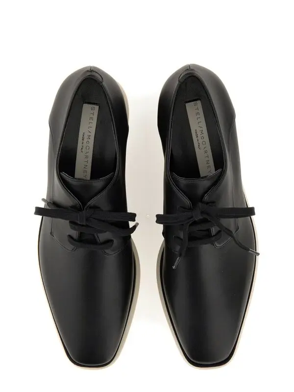 Stella McCartney Elyse Lace-up Platform Shoes - Black