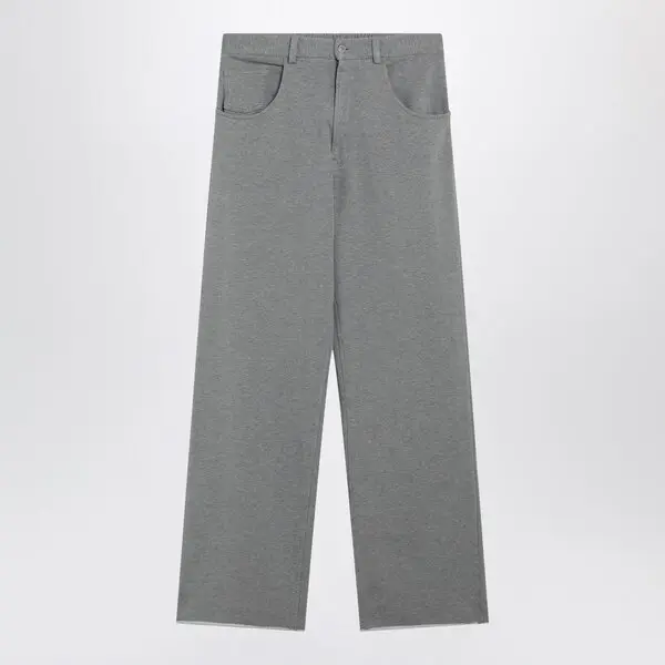 MAISON MARGIELA Cotton Trousers - Gray