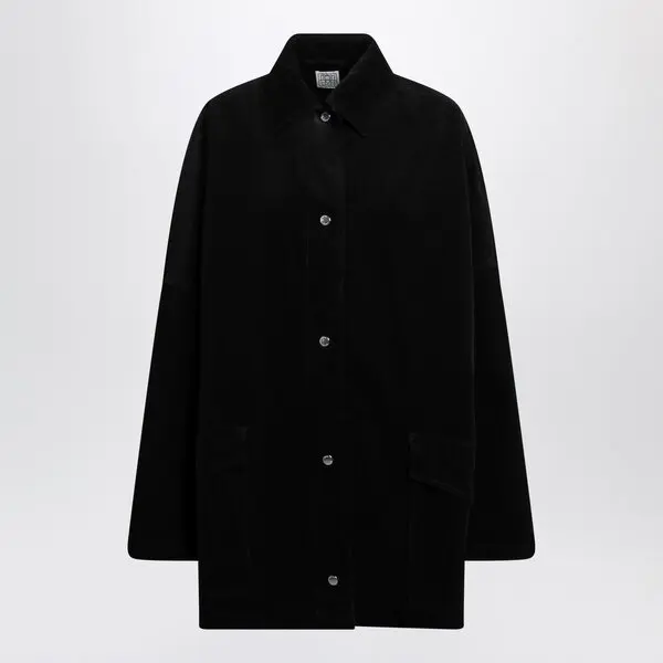 TOTEME Corduroy Overshirt Jacket - Black