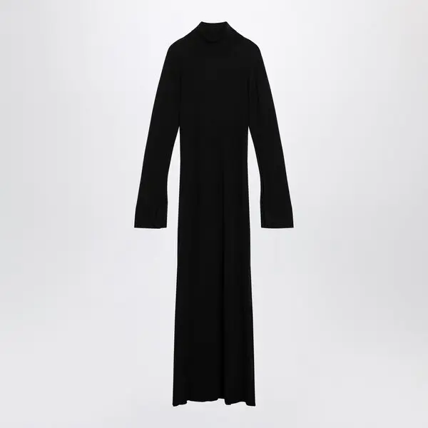 TOTEME Cashmere Blend Turtleneck Dress - Black
