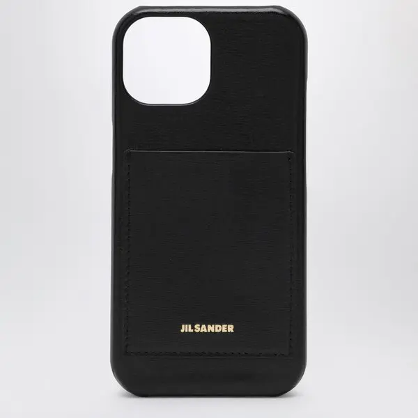 JIL SANDER Iphone 15 Pro Cover With Logo - Black