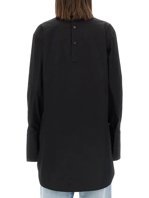 Dries Van Noten Cotton Plaid Shirt - Black
