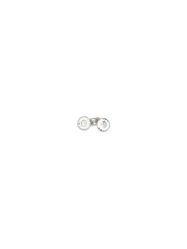 Dries Van Noten Embellished Ring With Rhinestones - Silver