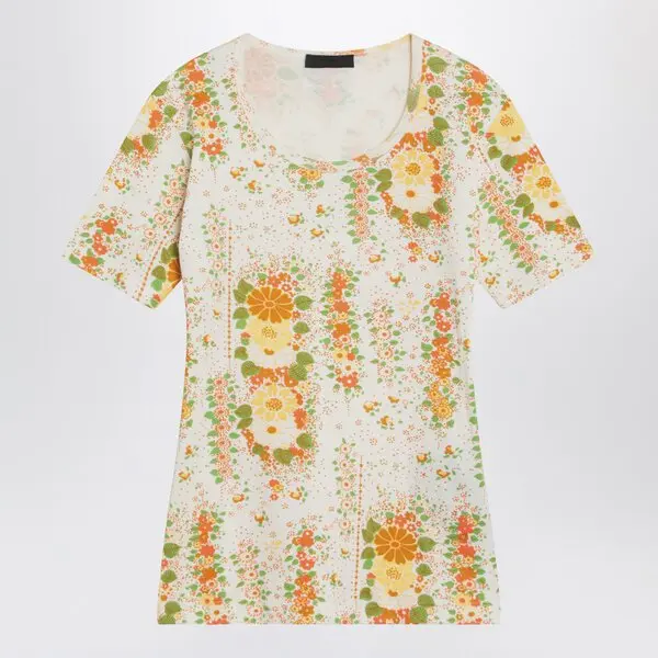 Prada Floral Print T-shirt