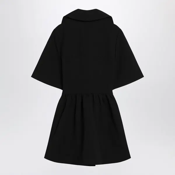 GANNI Recycled Polyester Crepe Mini Dress