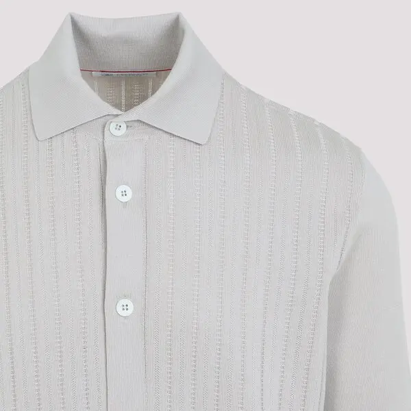 Brunello Cucinelli Cotton Knitted Polo