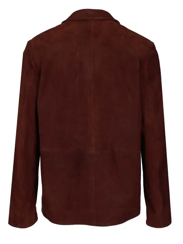 Paul Smith Nubuck Leather Jacket With Welt Pockets